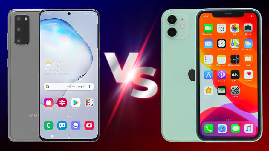 Galaxy S20 và iPhone 11: Chọn Samsung hay Apple khi cùng tầm giá?