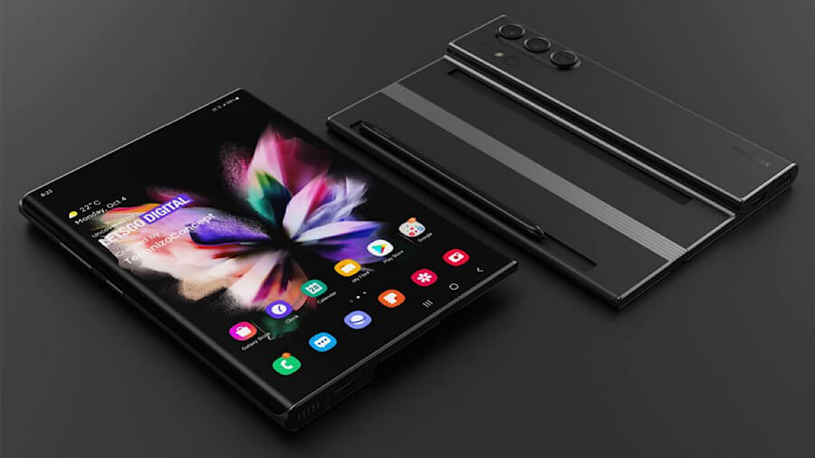 Lộ diện concept Galaxy Z Fold Note: Cơ chế gập hoàn toàn mới, nhẹ hơn ...